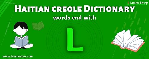 English to Haitian creole translation – Words end with L - Learn Entry