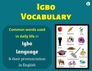Learn Igbo Through English - Learn Entry