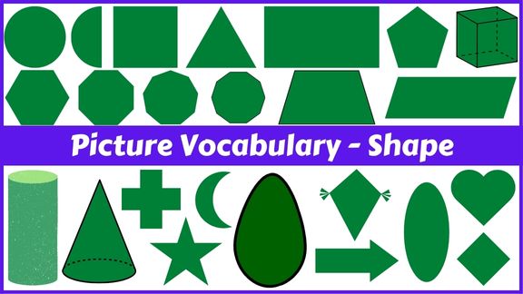 25 Shape names with pictures in English - Learn Entry