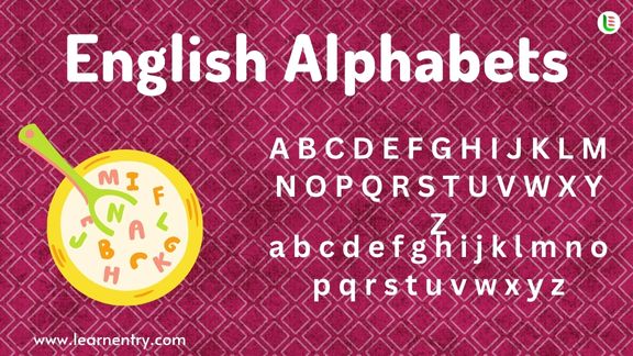 English Alphabet - Learn Entry