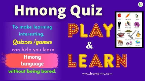Learn Hmong Quiz - Learn Entry
