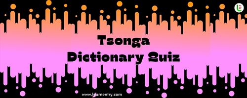 English to Tsonga Dictionary Quiz - Learn Entry